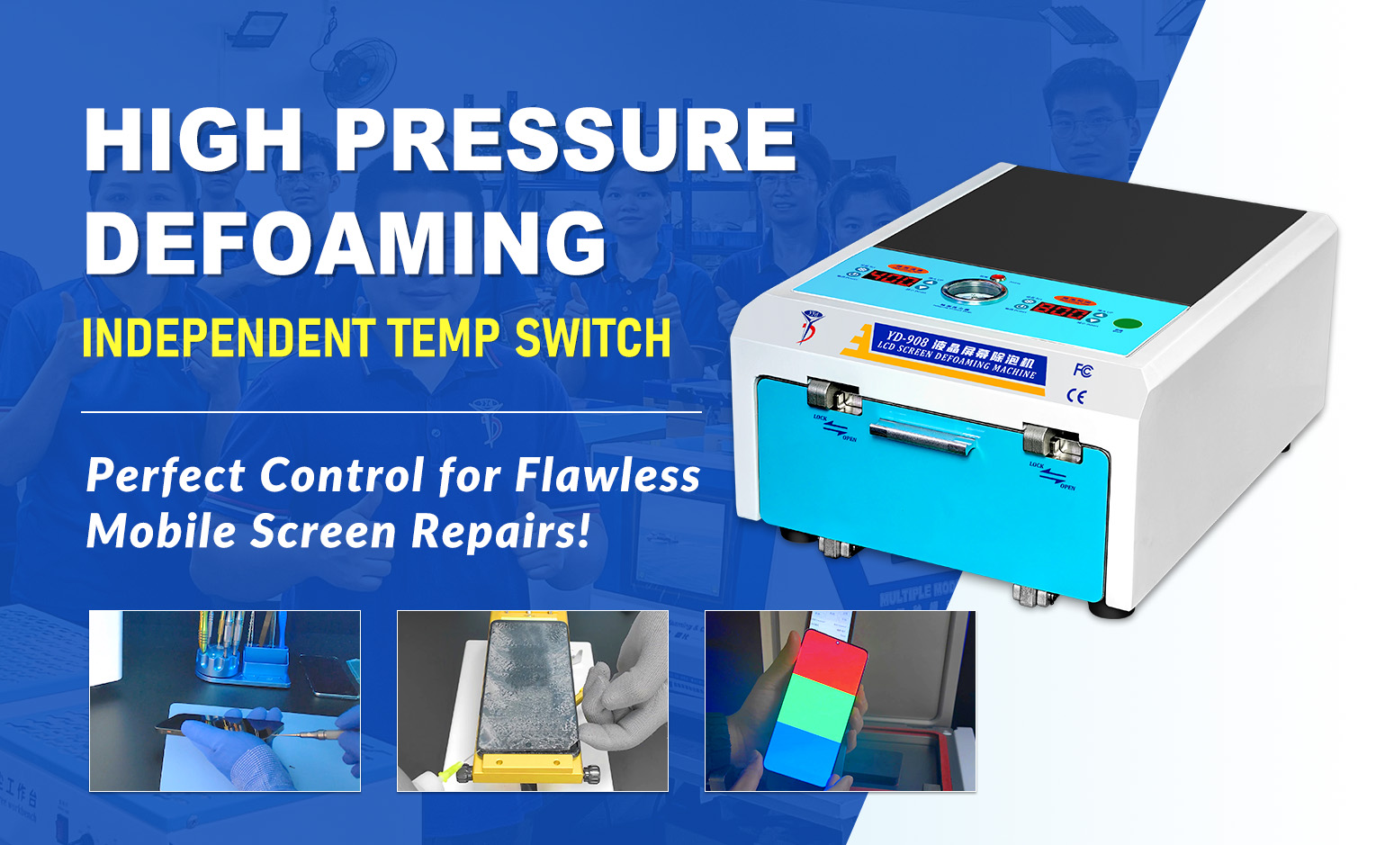 Bubble Remover Machine for Efficient Mobile Screen Repair